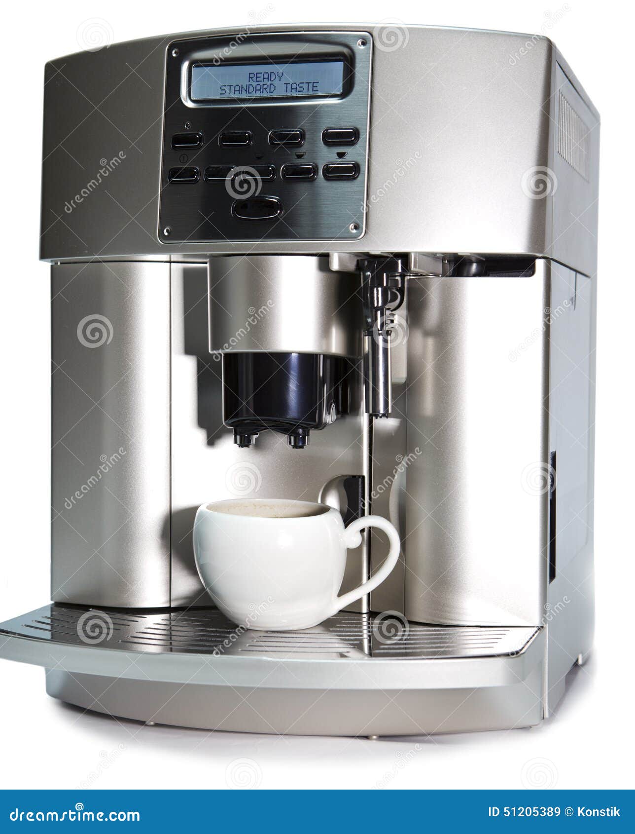 Modern Coffee Machine stock image. Image of drink, machine - 51205389