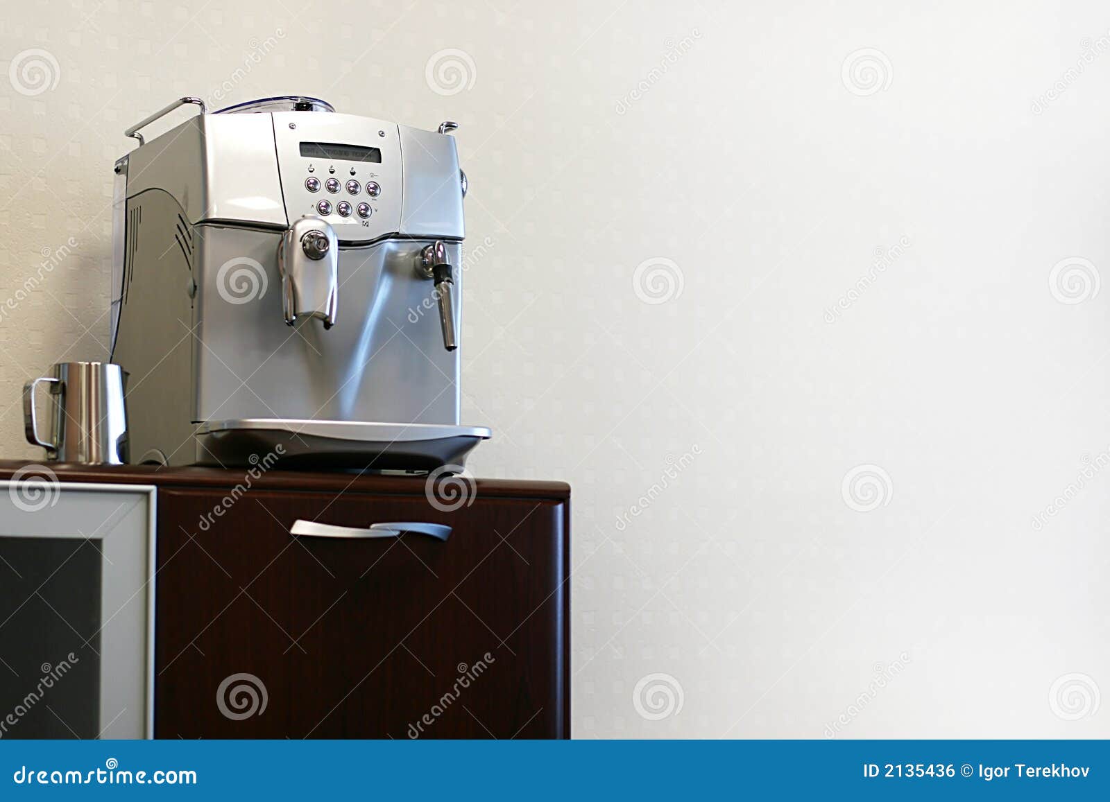 Modern coffee maker stock photo. Image of heat, apartment - 2135436