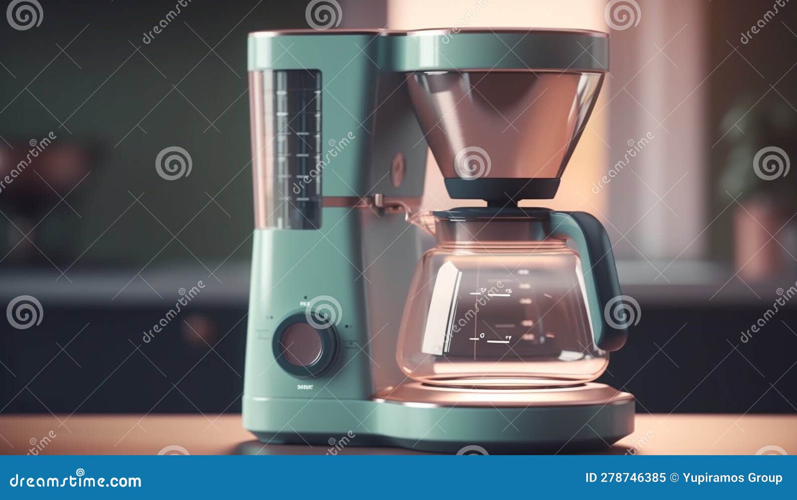 Modern Coffee Maker Metallic Machinery for Making Hot, Fresh Drinks ...