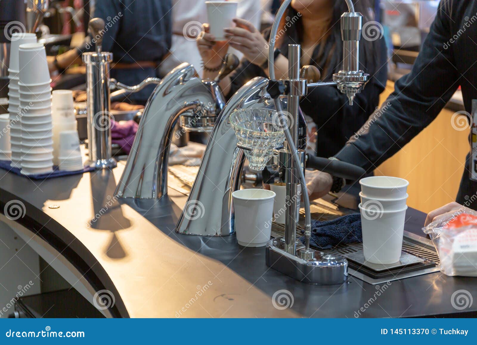 Coffee Shop Can Make Many Types of Coffee Stock Photo - Image of ...