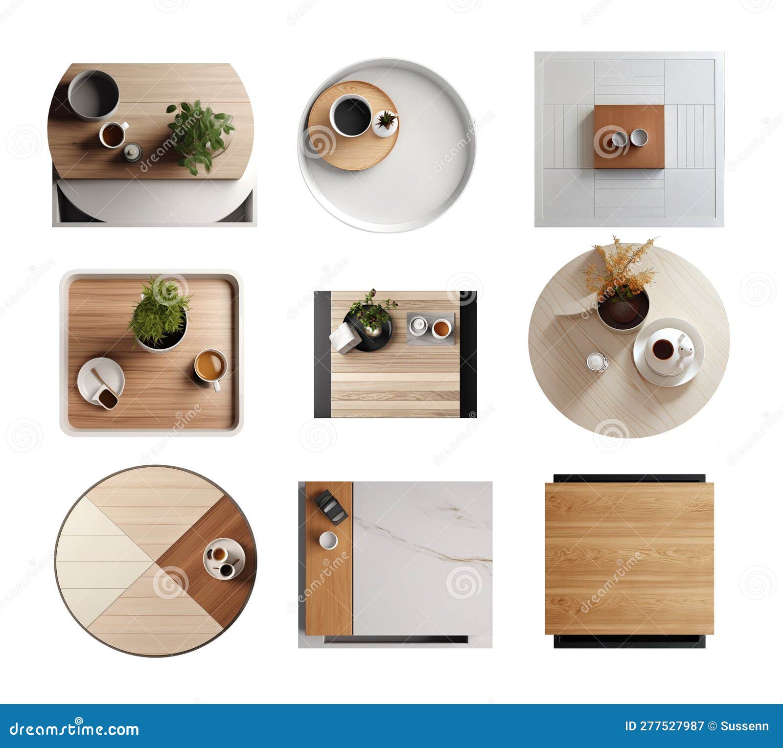 Modern Coffee Tables stock image. Illustration of dark - 277527987