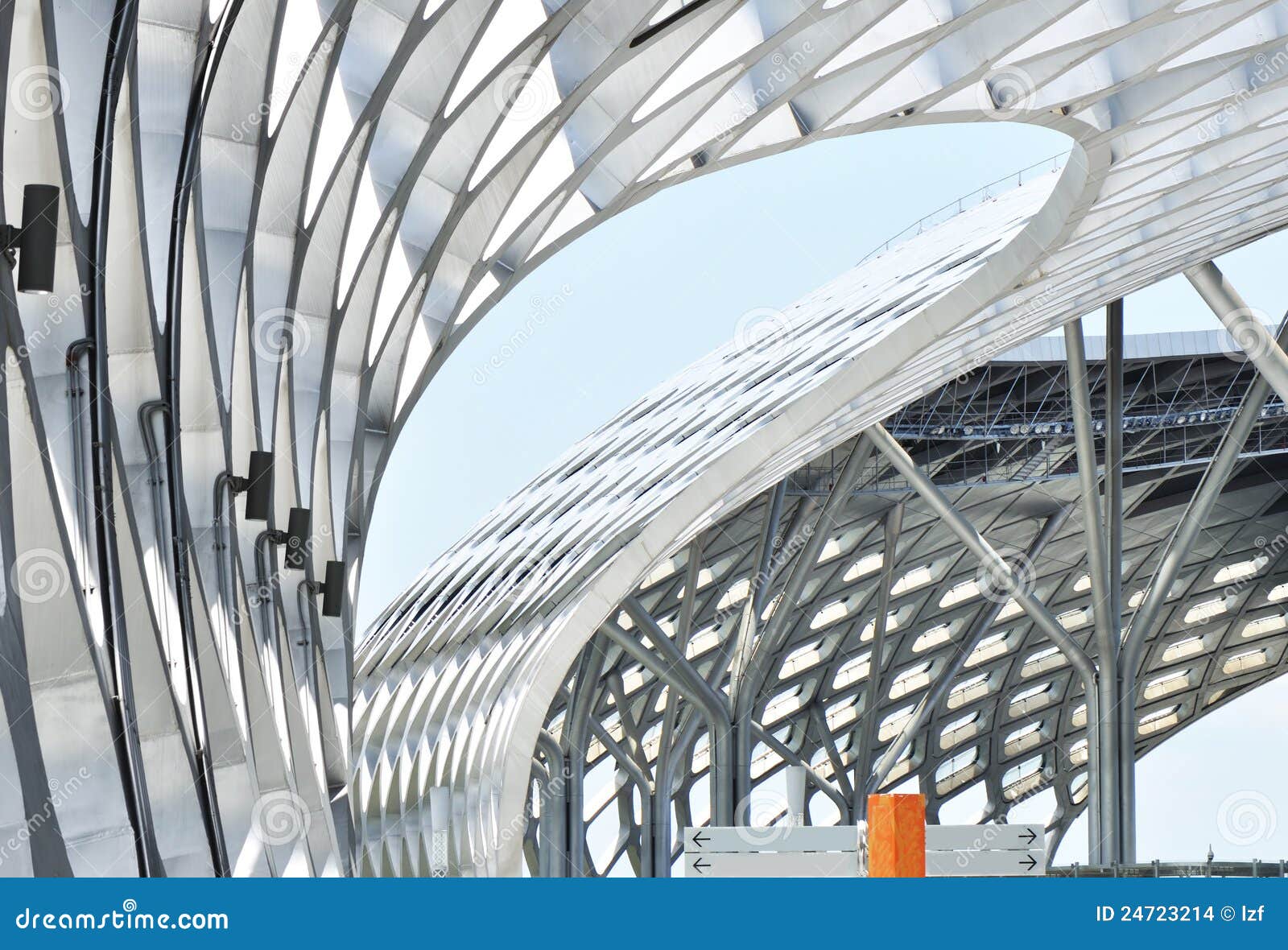 Modern coliseum building stock photo. Image of city, stadium - 24723214