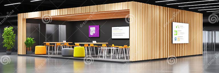 Modern Collaborative Workspace Design Innovative Remote Work Hub ...
