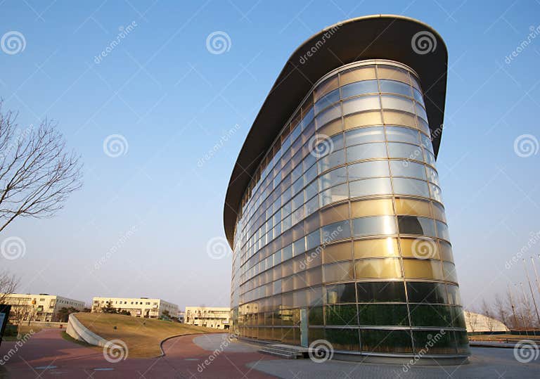 Modern college building stock image. Image of structure - 13625293
