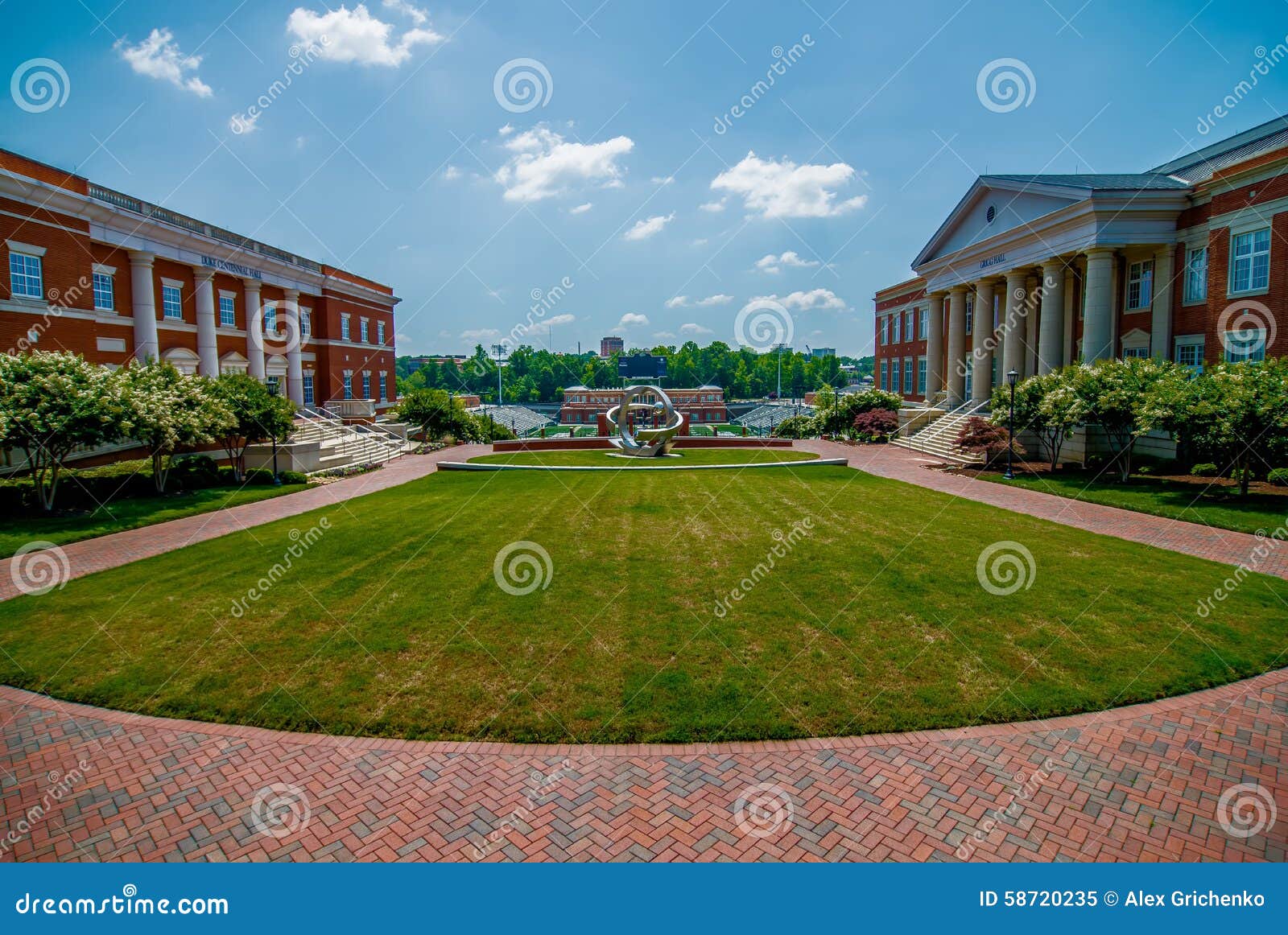 Modern College Campus Buildings Stock Image - Image of academy, higher ...