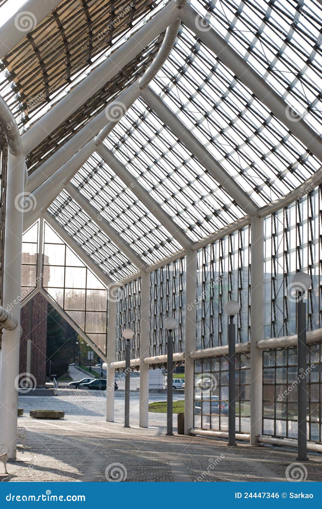 Modern Colonnade in Teplice, Czech Republic Stock Photo - Image of ...