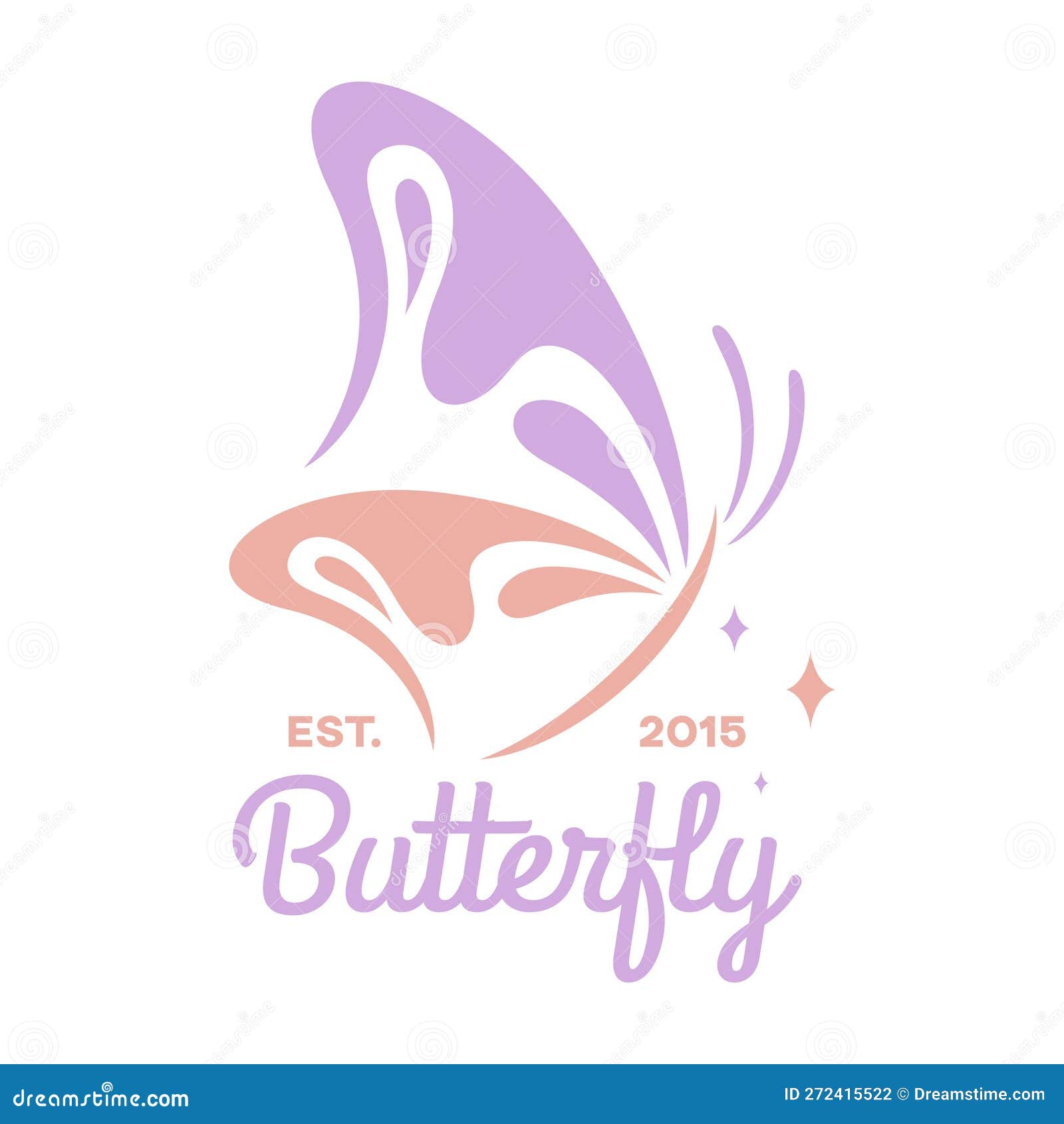 Modern Color Butterfly Logo. Vector Illustration Stock Vector ...