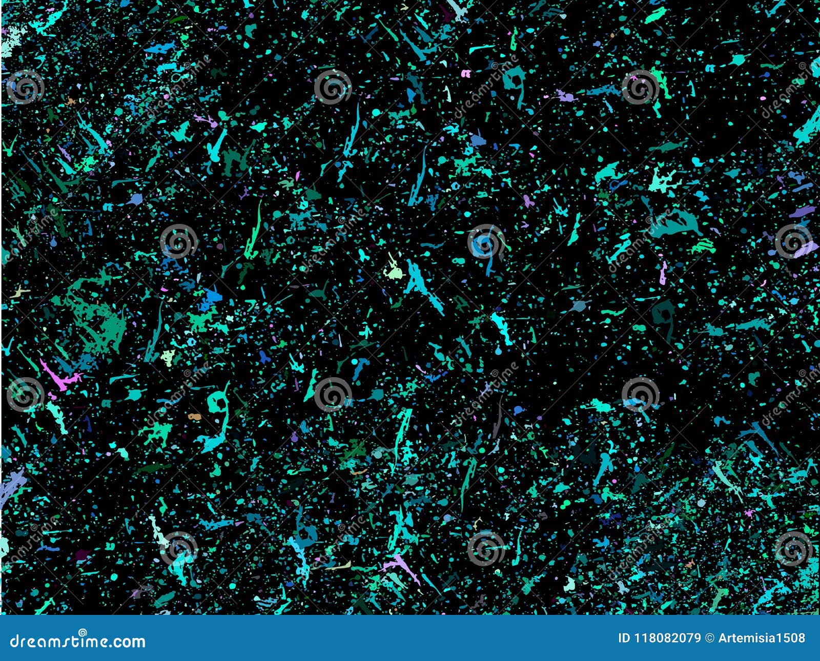 Modern Color Dot and Splash, Spatter Background. Vector Illustra Stock ...