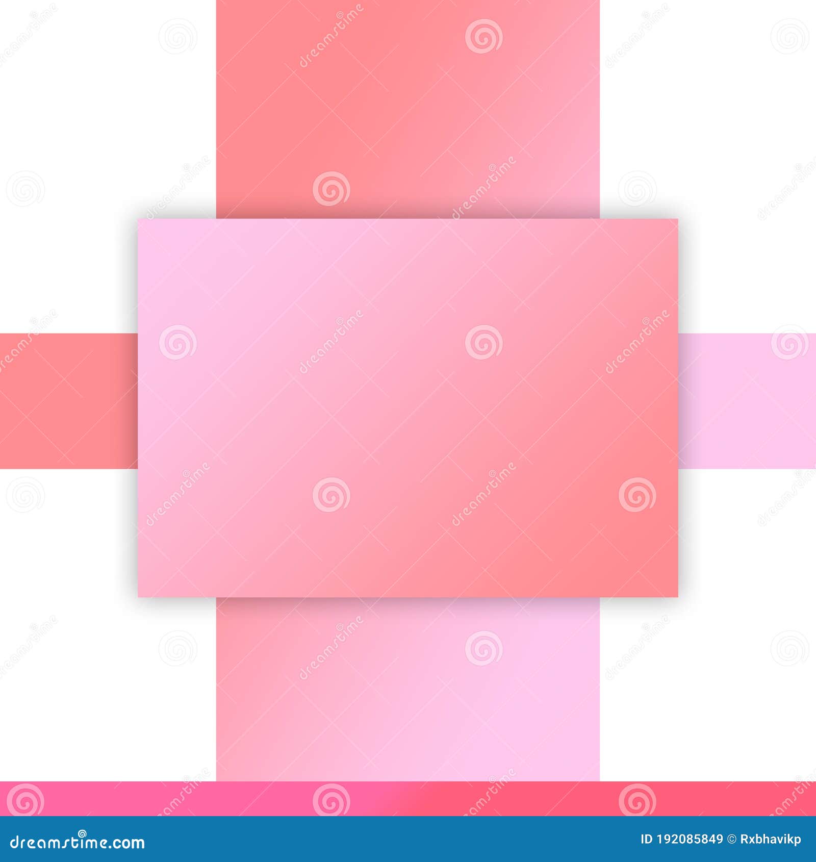 Modern Color Empty Rectangle Template with Shadow-for Banner, Poster ...