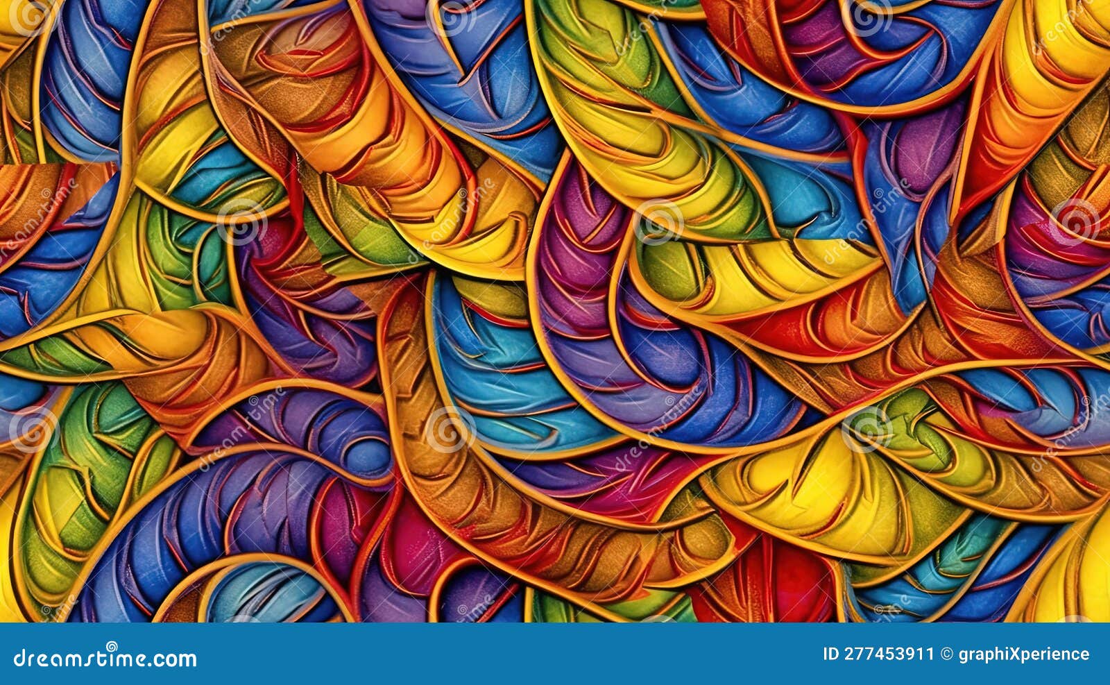 Vivit Color Fabric Pattern Design Stock Illustration - Illustration of ...