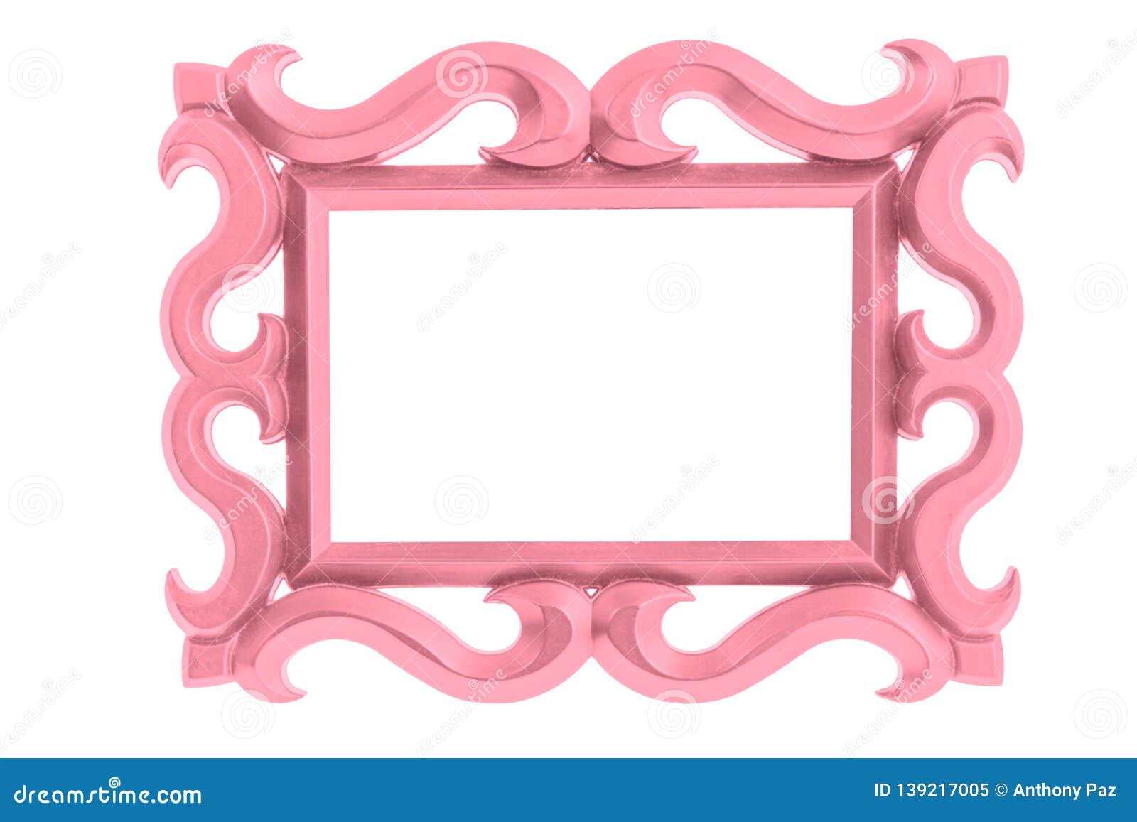 Modern Color Plastic Picture Frame Stock Image - Image of trendy ...
