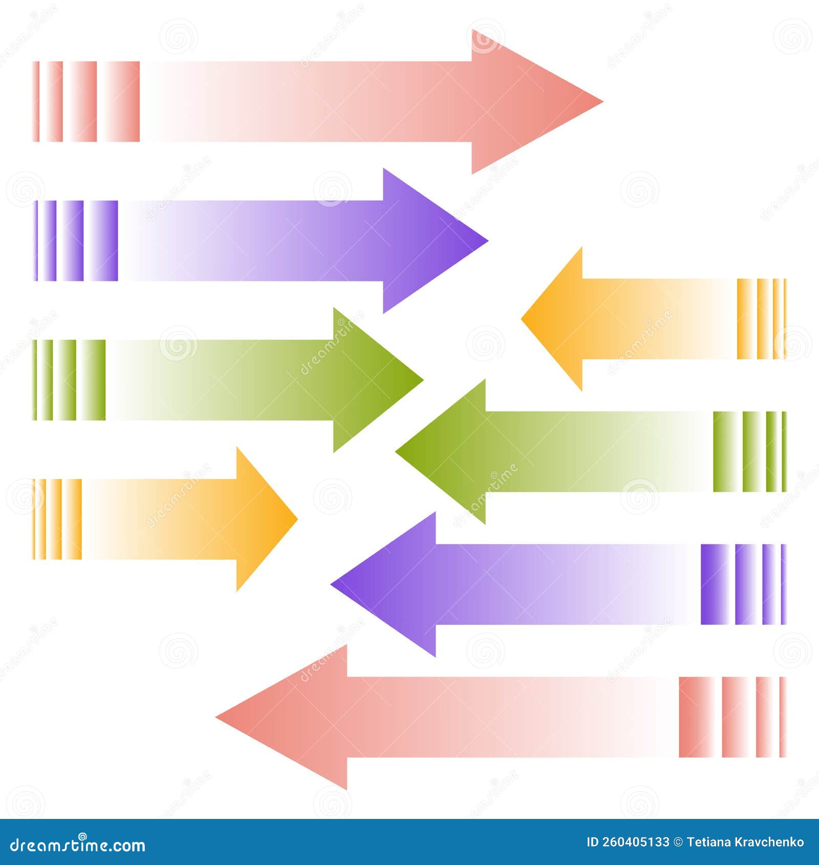 Modern Colored Arrows. Vector Illustration. Stock Image Stock Vector ...