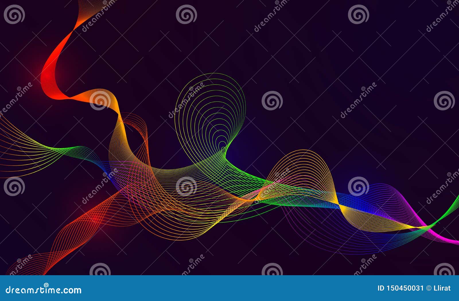 Modern Colored Poster. Blended Object Stock Vector - Illustration of ...