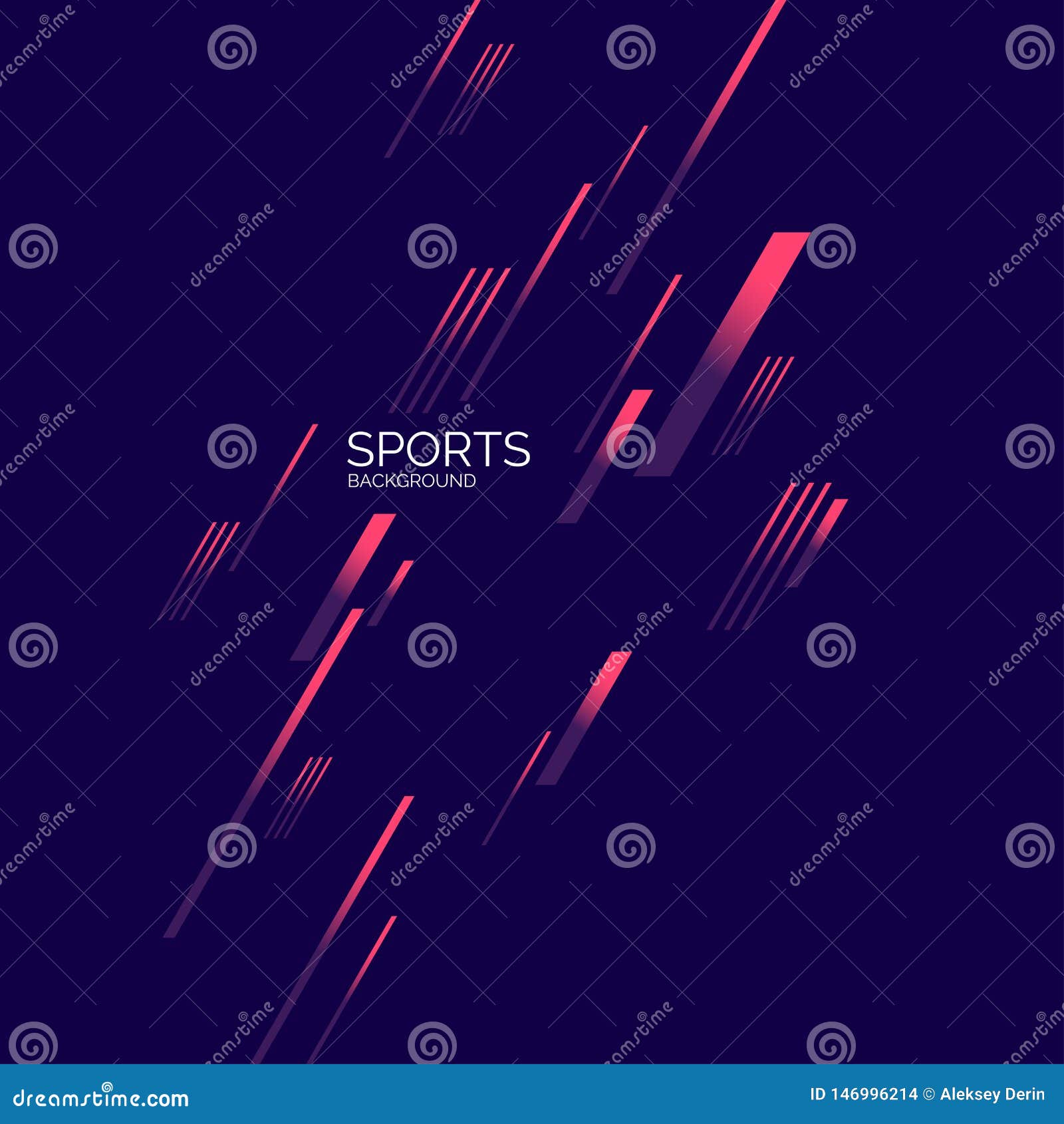 Modern Colored Poster for Sports. Vector Graphics Stock Vector ...