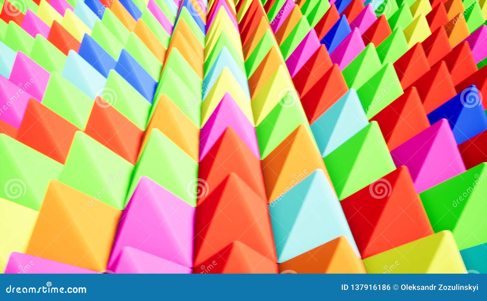 Modern Colored Pyramids, Great Design for Any Purposes. Technology ...