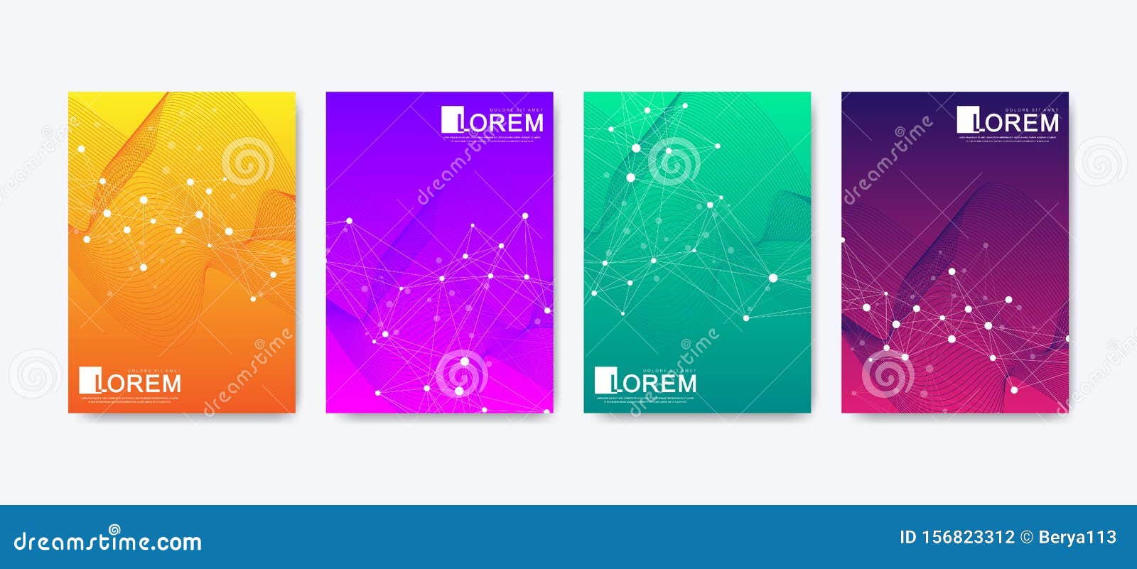 Modern Colorful Abstract Gradient Lines Pattern Background Cover Design ...