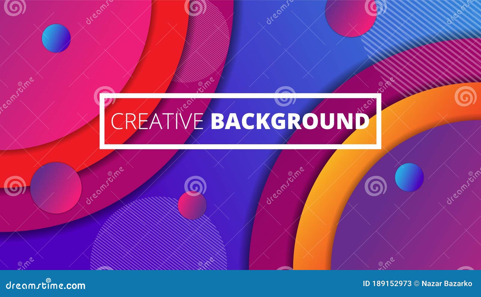 Modern Colorful Background With Gradient Elements. Digital Template For ...