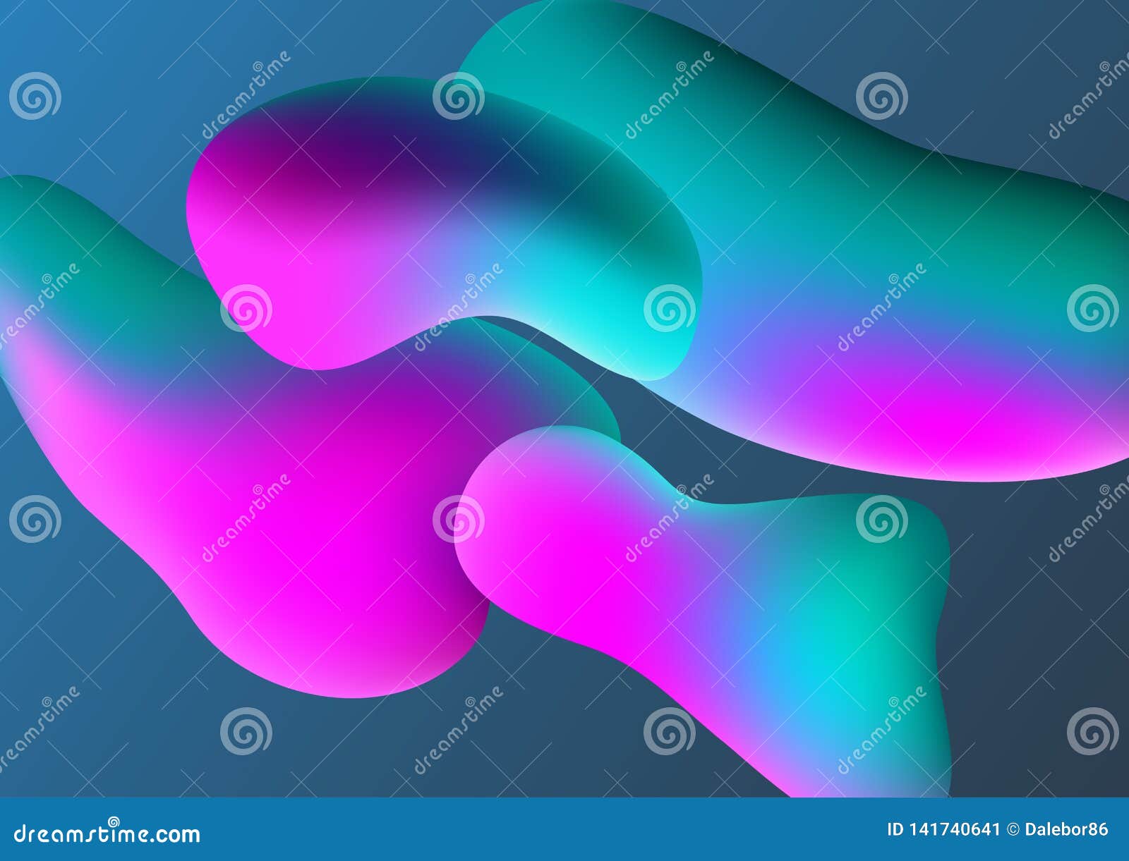 Modern Colorful Background with Liquid Shapes Stock Vector ...
