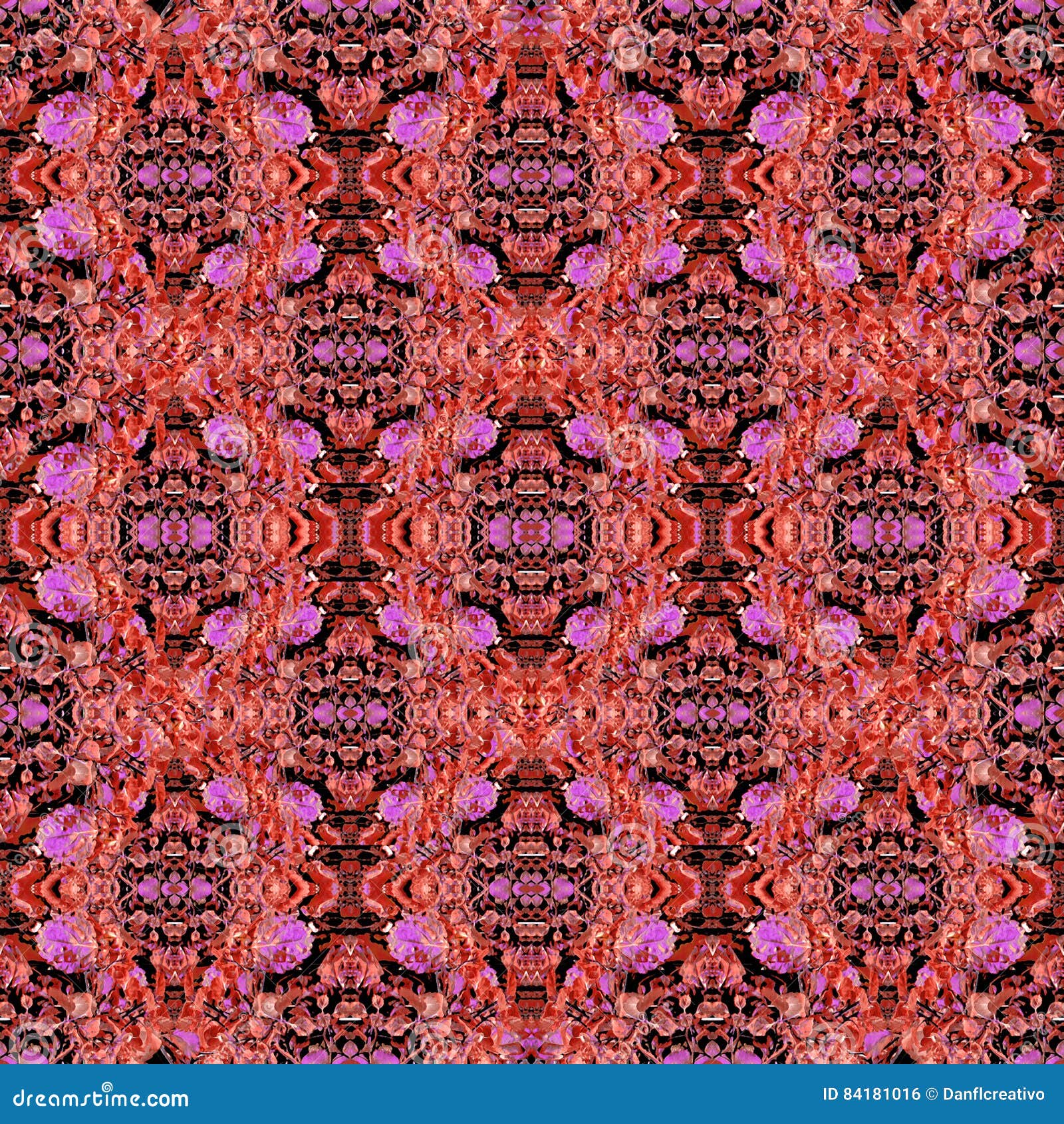 Modern Colorful Boho Chic Seamless Pattern Stock Illustration ...