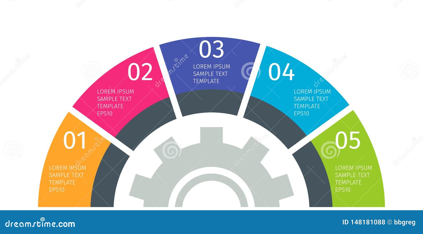 Modern Colorful Chart, Graph. Template for Diagram, Presentation and ...