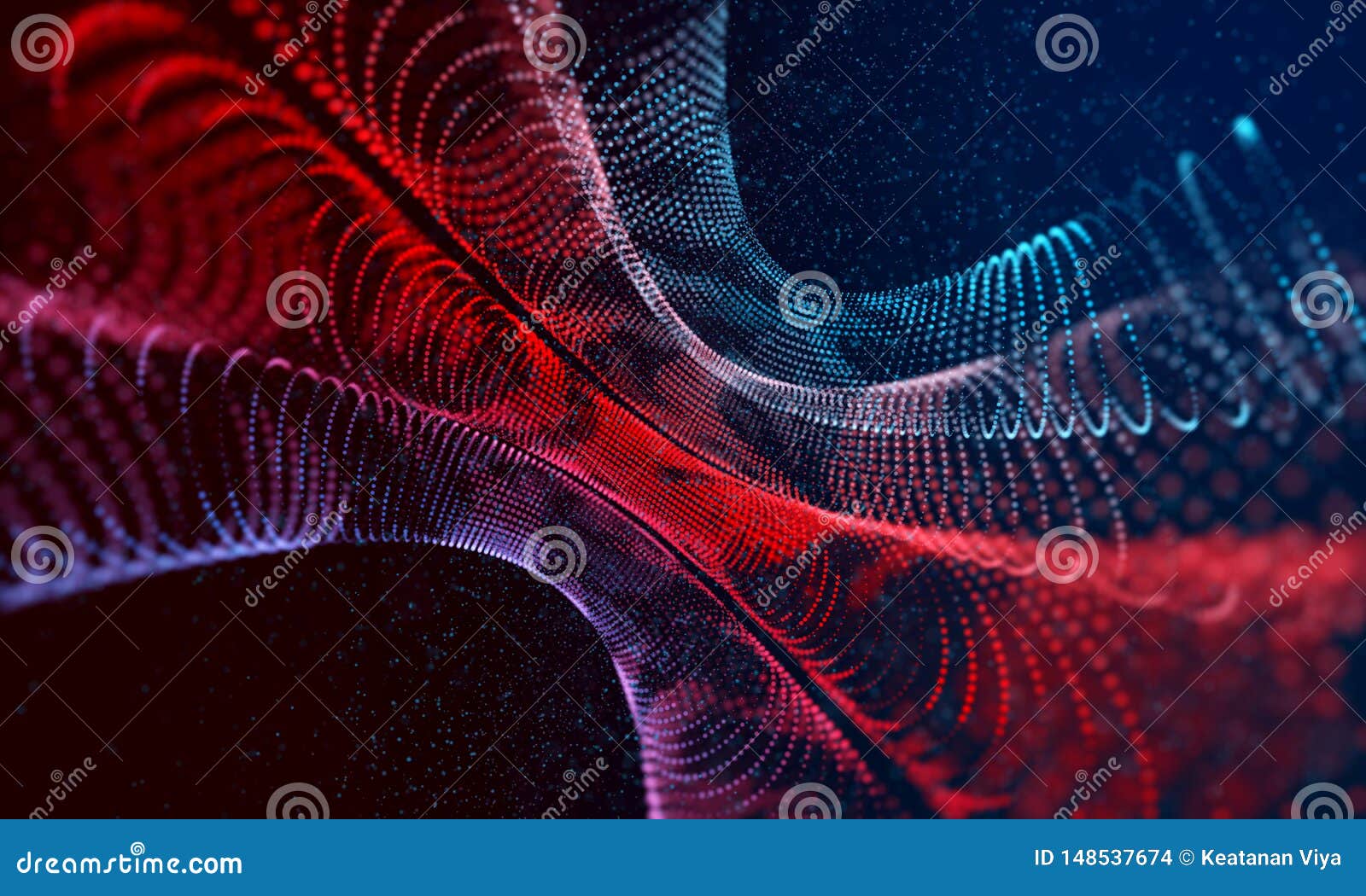 Modern Colorful Dot Effect 3d Background Stock Illustration ...