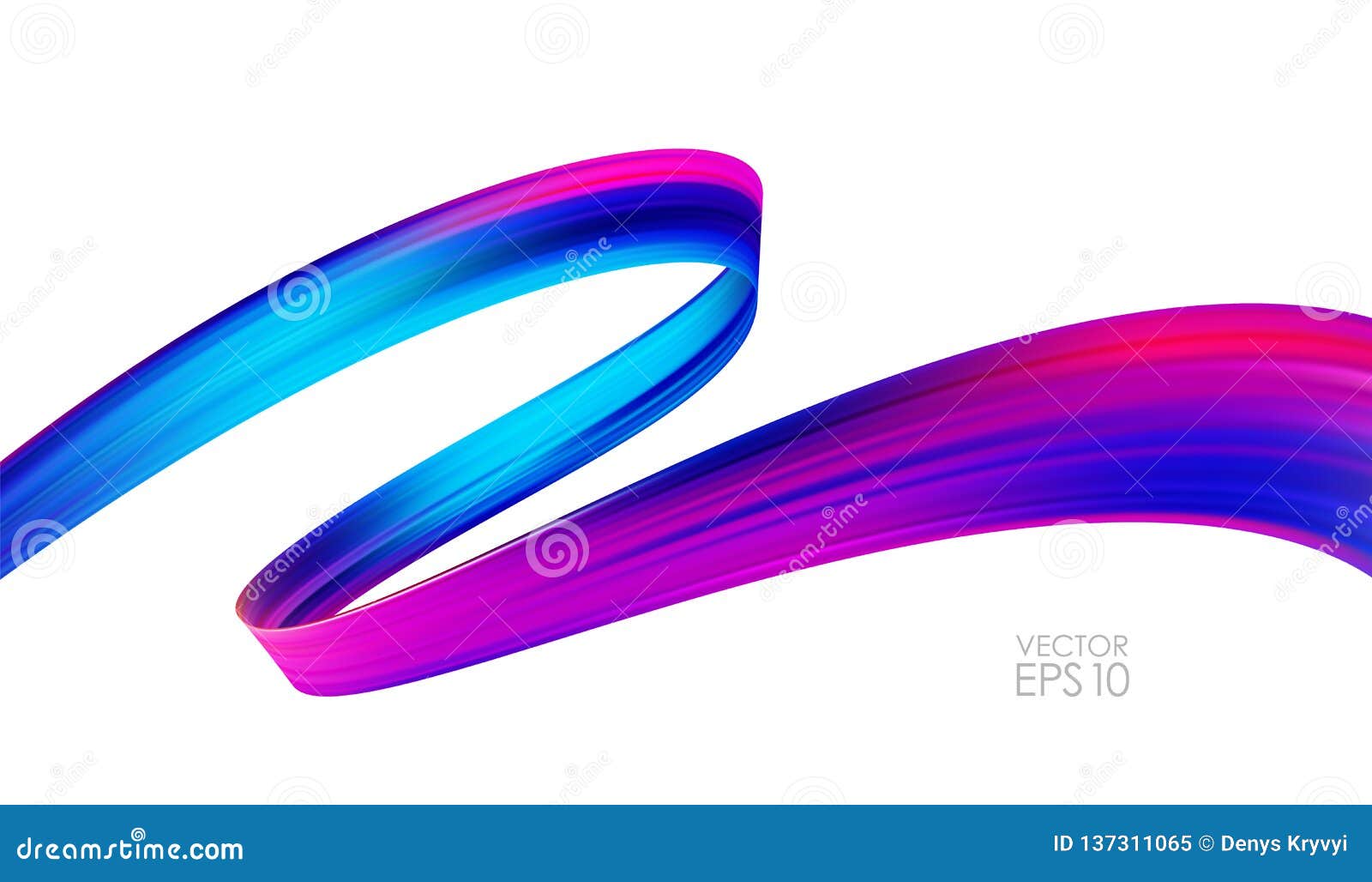 Modern Colorful Flow Banner Background. Abstract Wave Twisted Liquid ...