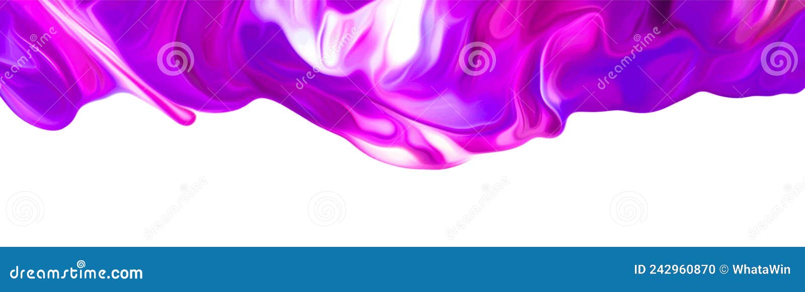 Modern Colorful Flow Poster. Wave Liquid Vector Shape in Purple Color ...