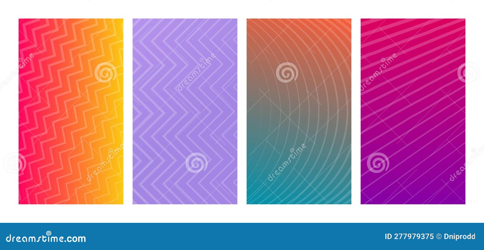 Modern Colorful Gradient Background with Lines Stock Vector ...