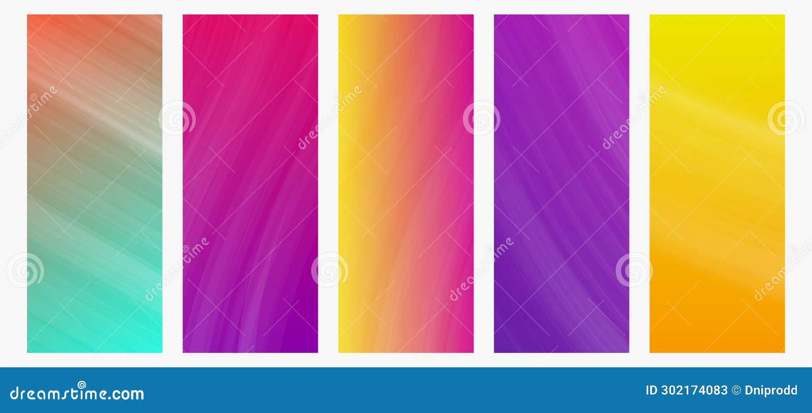 Modern Colorful Gradient Background with Lines Stock Vector ...