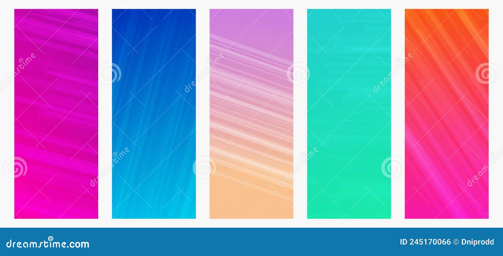 Modern Colorful Gradient Background with Lines Stock Vector ...