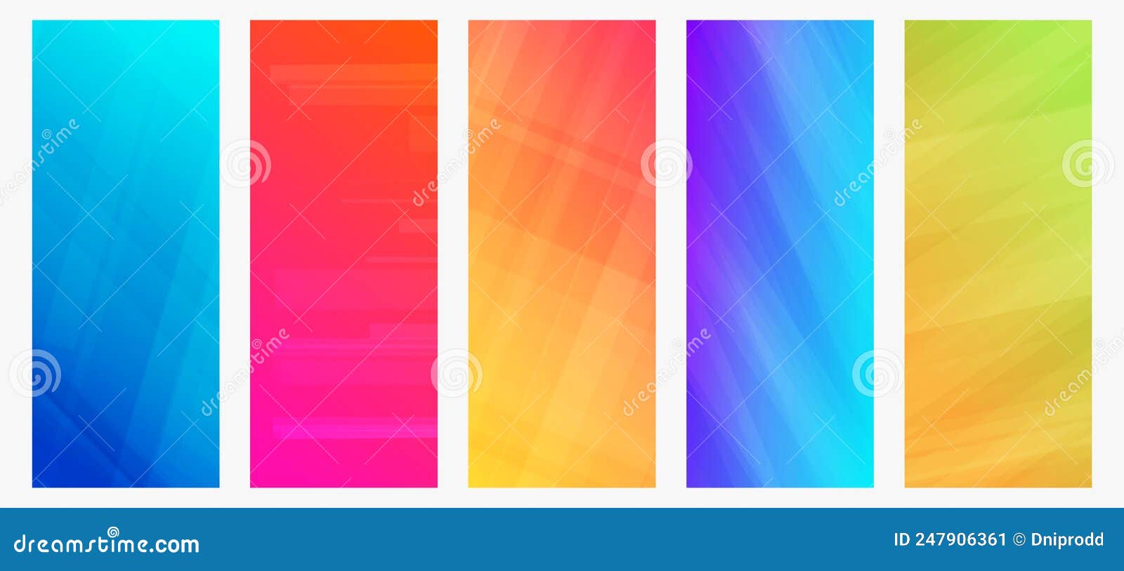 Modern Colorful Gradient Background with Lines Stock Vector ...