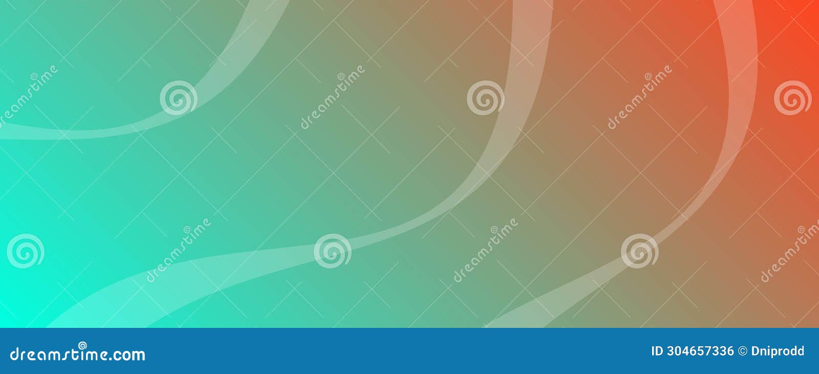 Modern Colorful Gradient Background with Wave Lines Stock Illustration ...