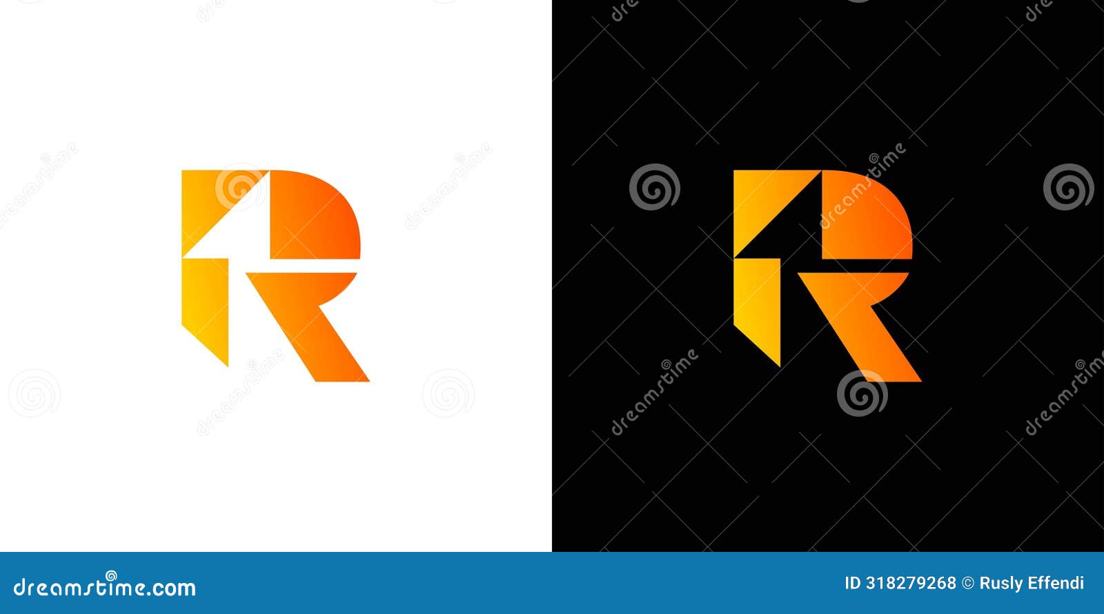 Modern and Colorful R Logo Design Stock Vector - Illustration of letter ...