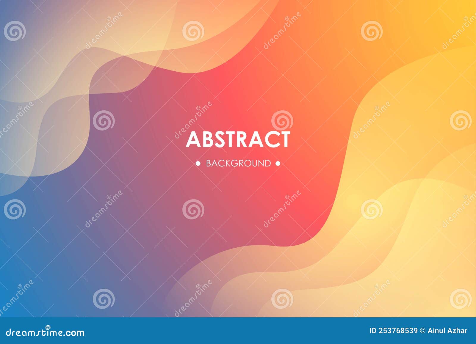 Modern Colorful Liquid Geometric Background, Wavy Curve Shape ...