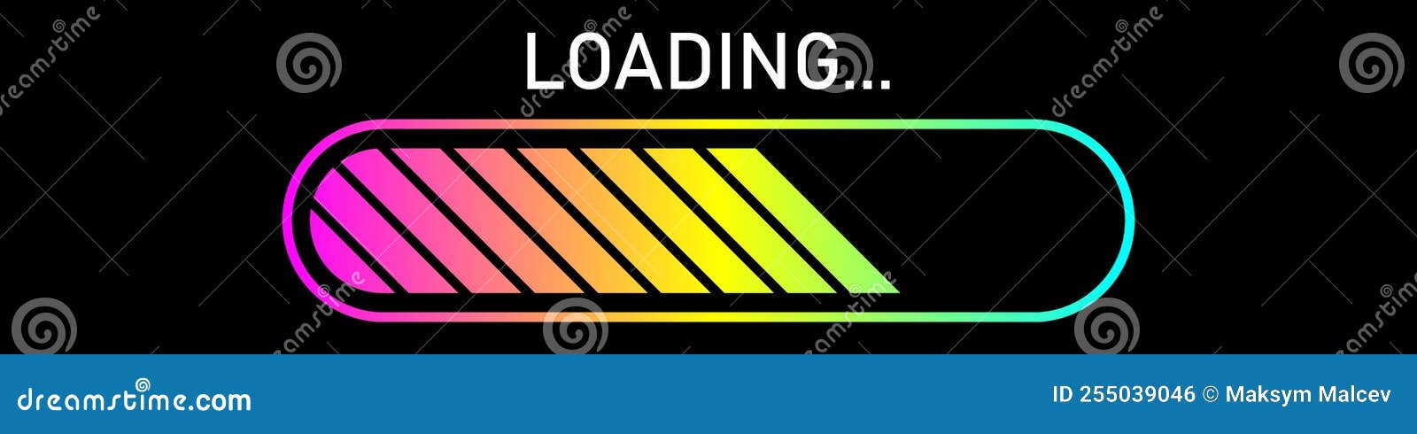 Modern Colorful Loading Icon. Vector Illustration Isolated Stock Vector ...
