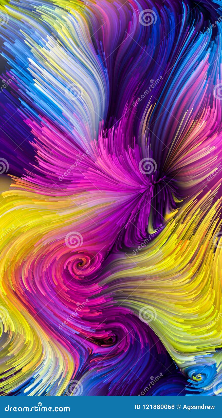 Modern Colorful Paint stock illustration. Illustration of paint - 121880068