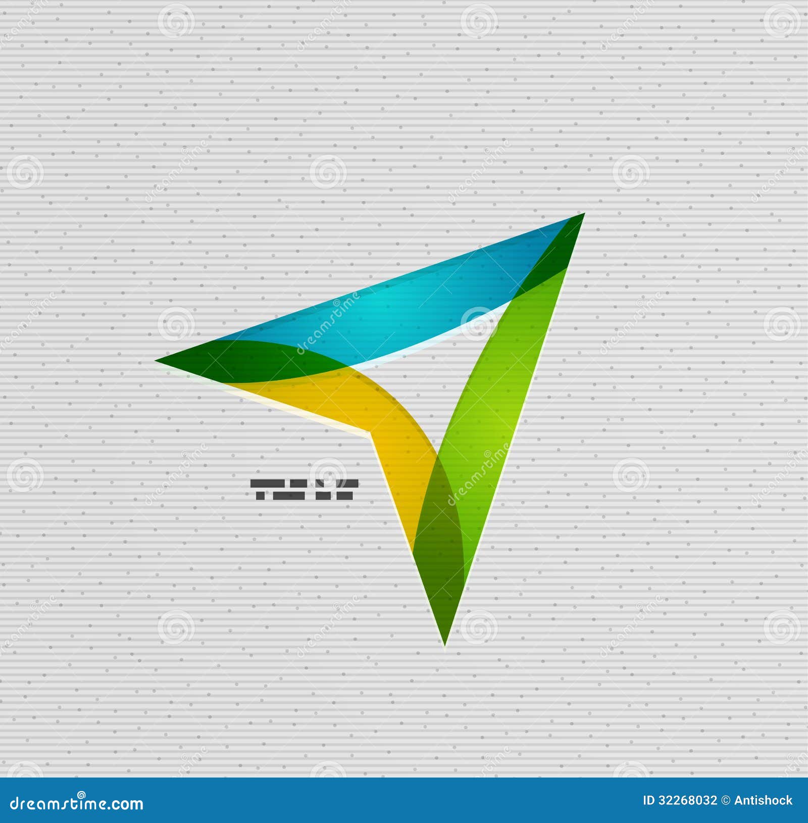 Modern Colorful Paper Arrow Design Stock Vector - Illustration of scrap ...