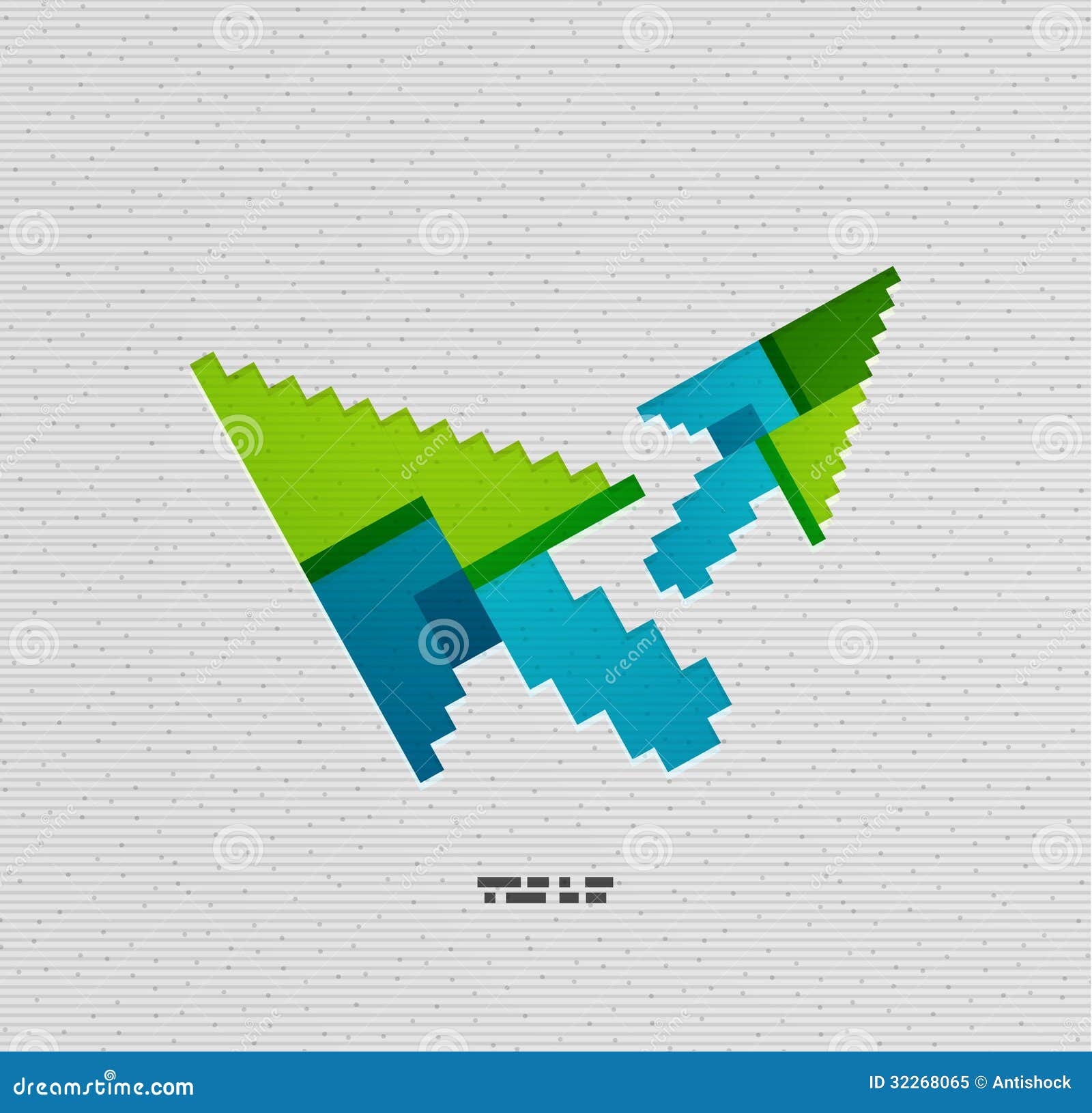 Modern Colorful Paper Arrow Design Stock Vector - Illustration of arrow ...