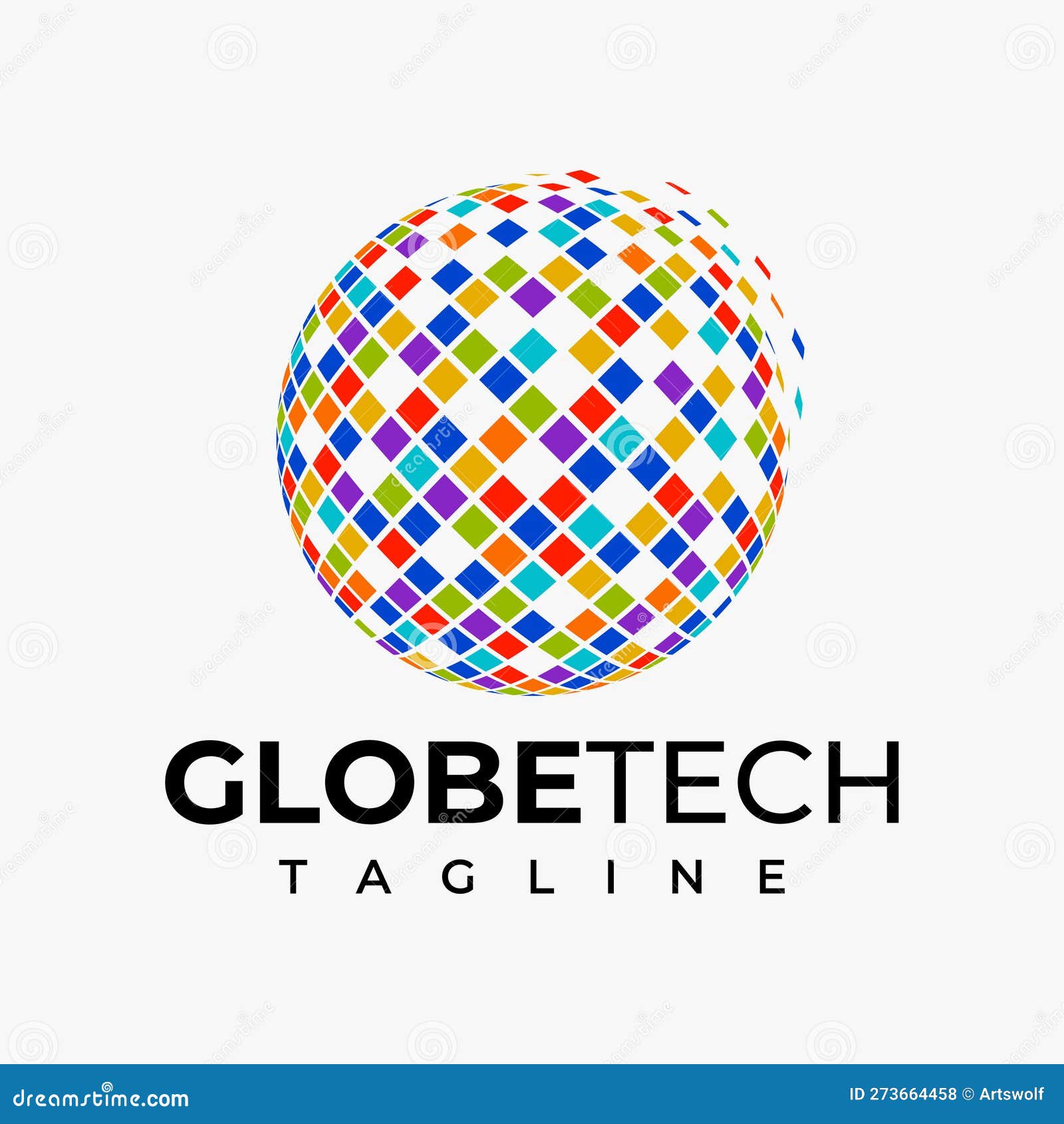 Pixel Art Globe With Vibrant Colors By Pixelplantmaster Stock ...