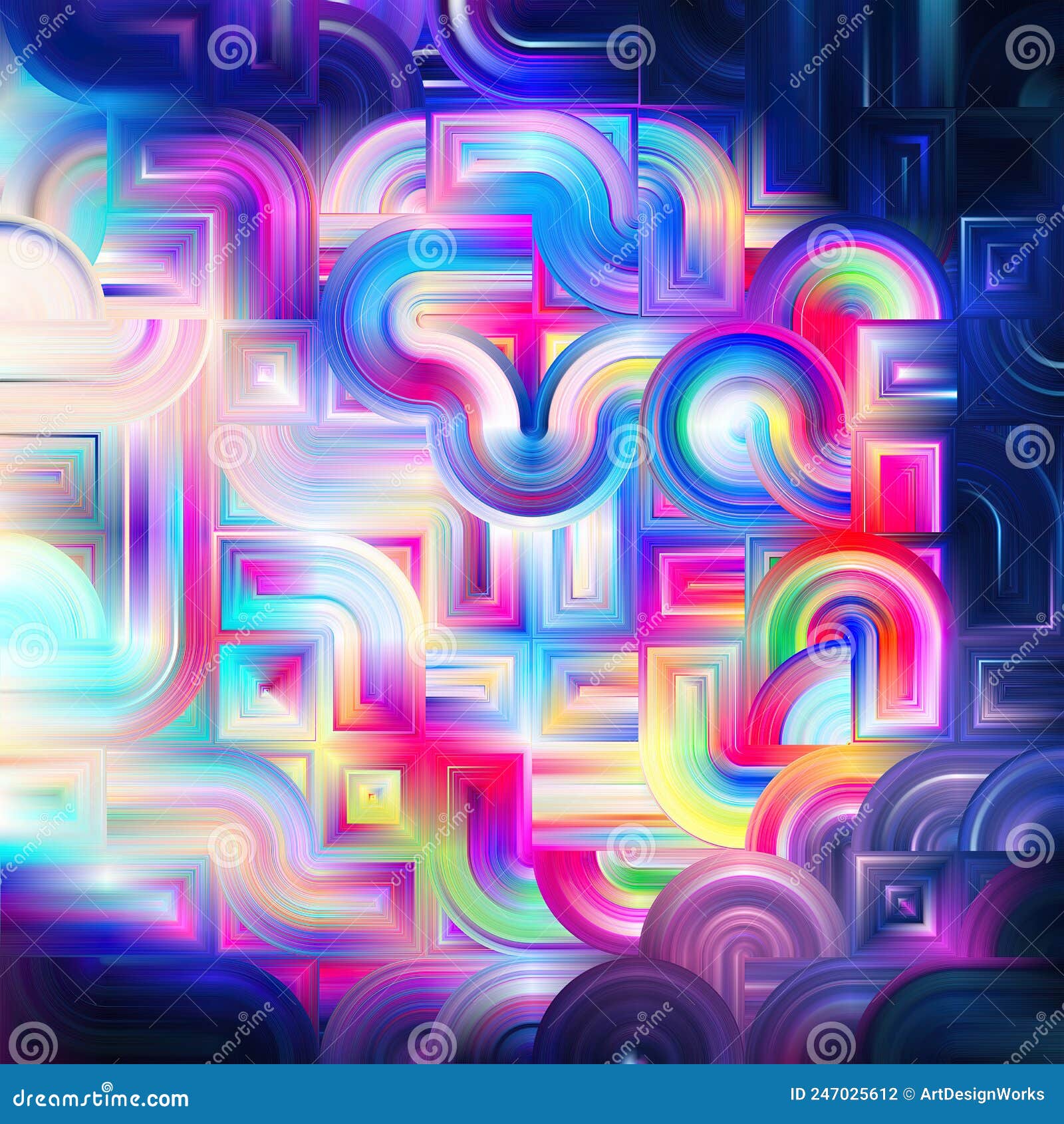 Modern Colorful Powerful Pattern Background Design Stock Illustration ...