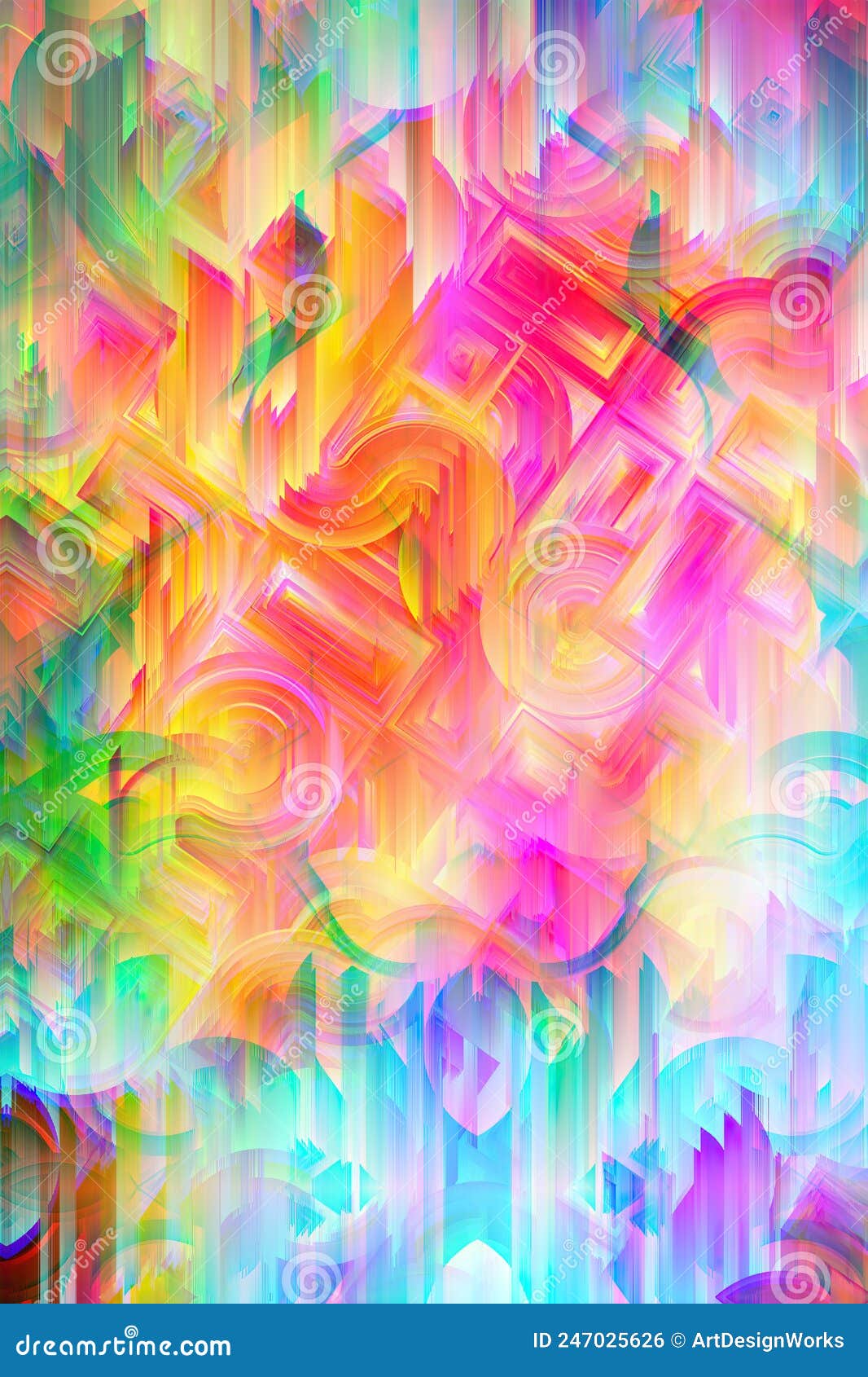 Modern Colorful Powerful Pattern Background Design Stock Illustration ...