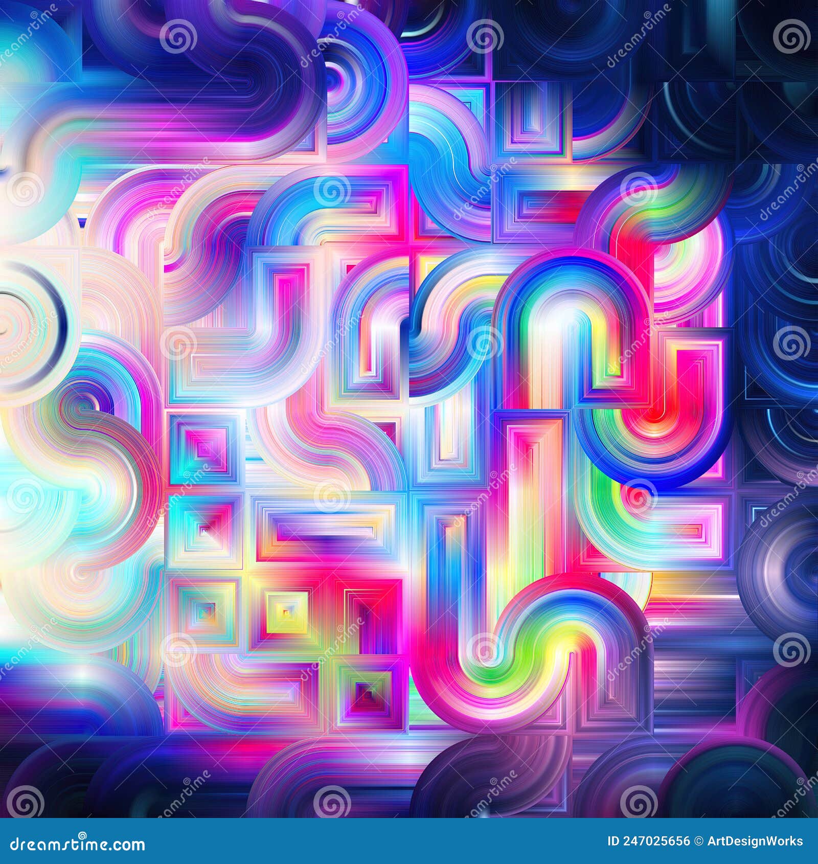 Modern Colorful Powerful Pattern Background Design Stock Illustration ...