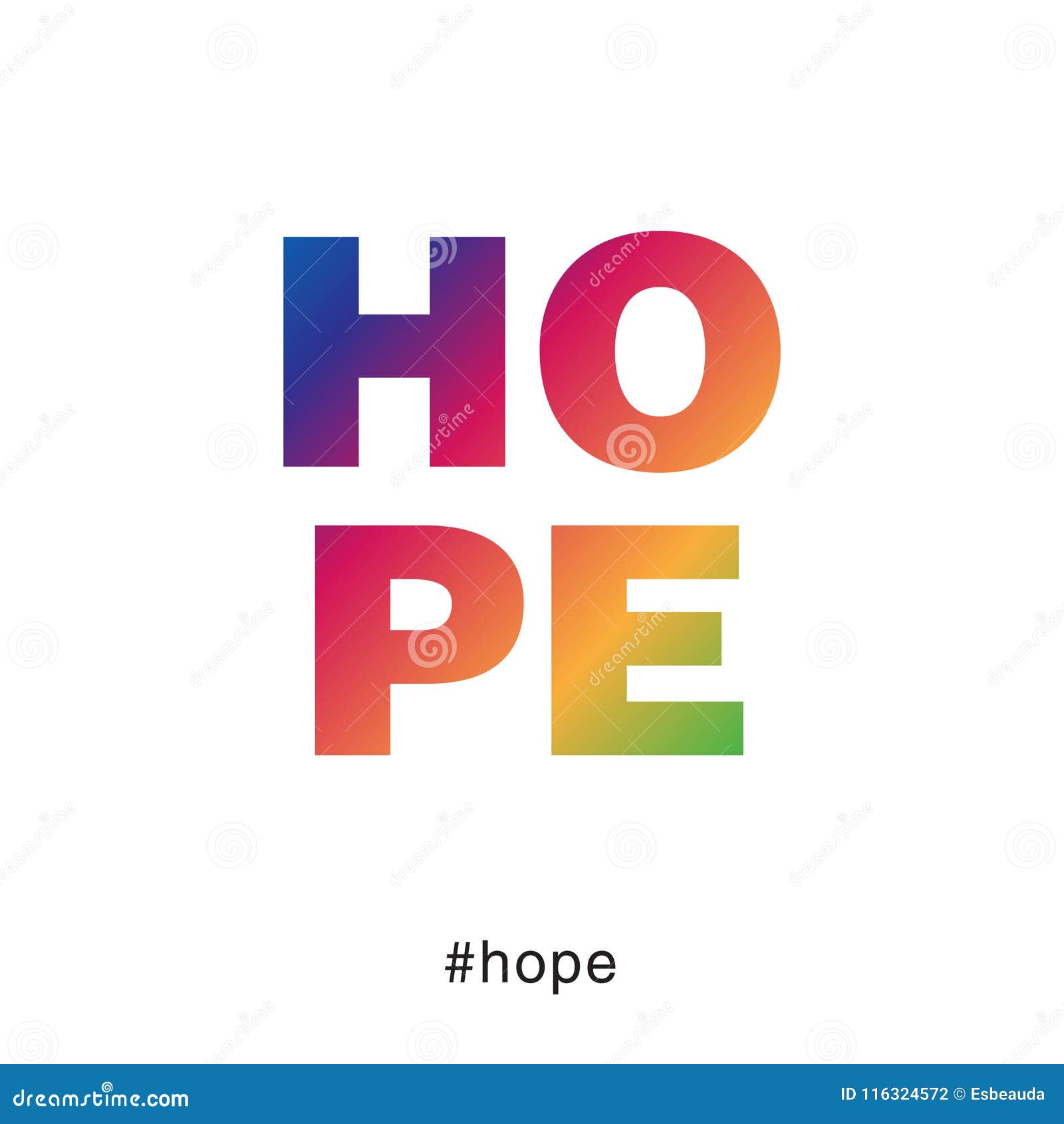 Colorful Hope Tree Logo Vector Illustration | CartoonDealer.com #32615734