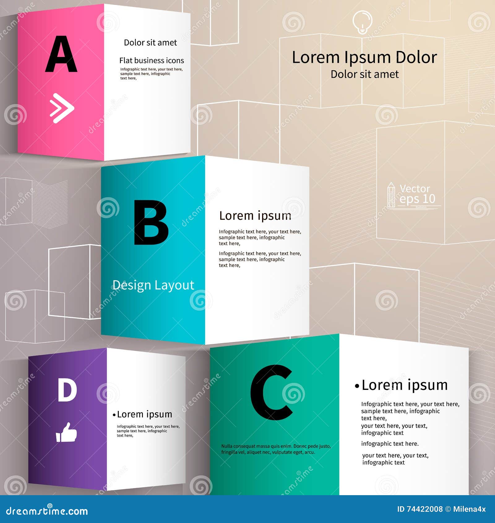 Modern Colors Layout Design, Background, Vector Stock Vector ...