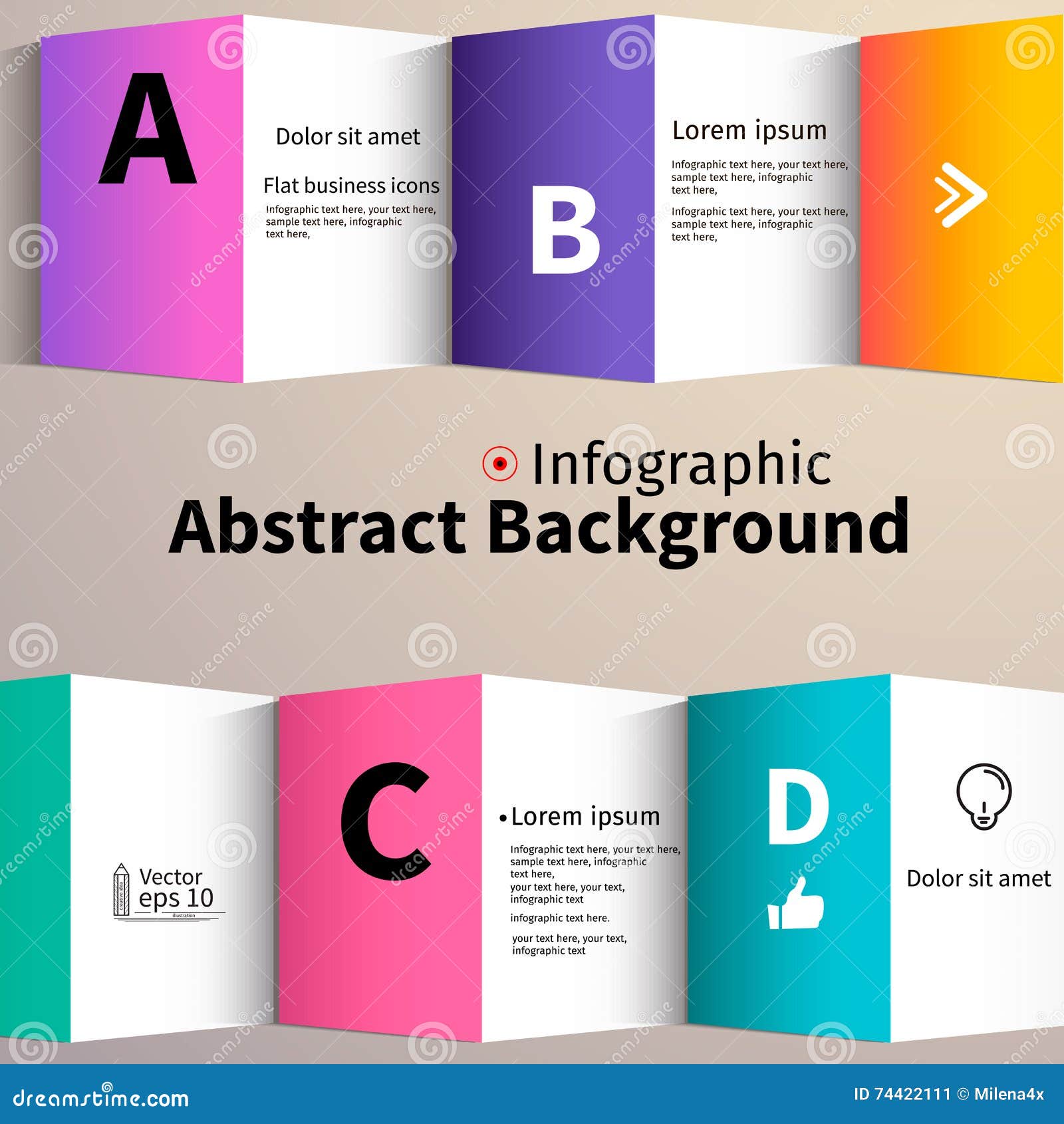 Modern Colors Layout Design, Background, Vector Stock Vector ...