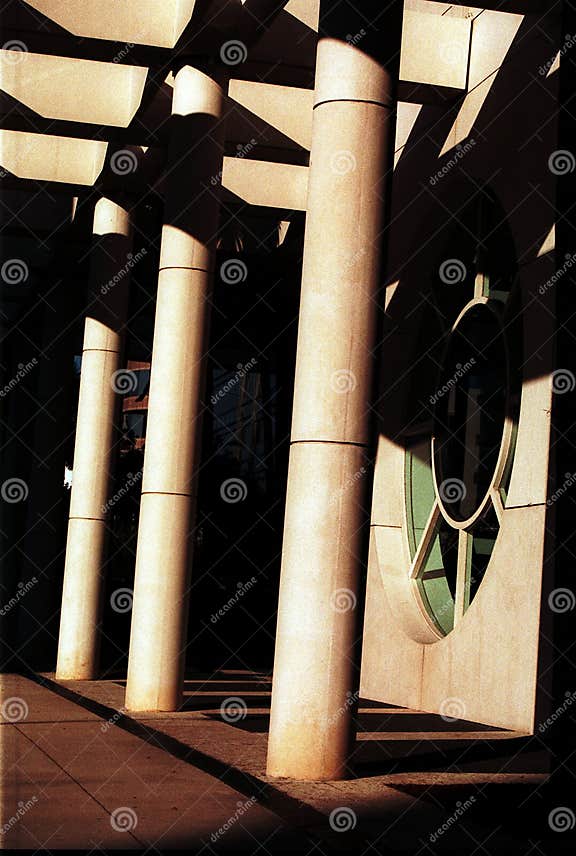 Modern Columns stock image. Image of modern, details, buildings - 129459