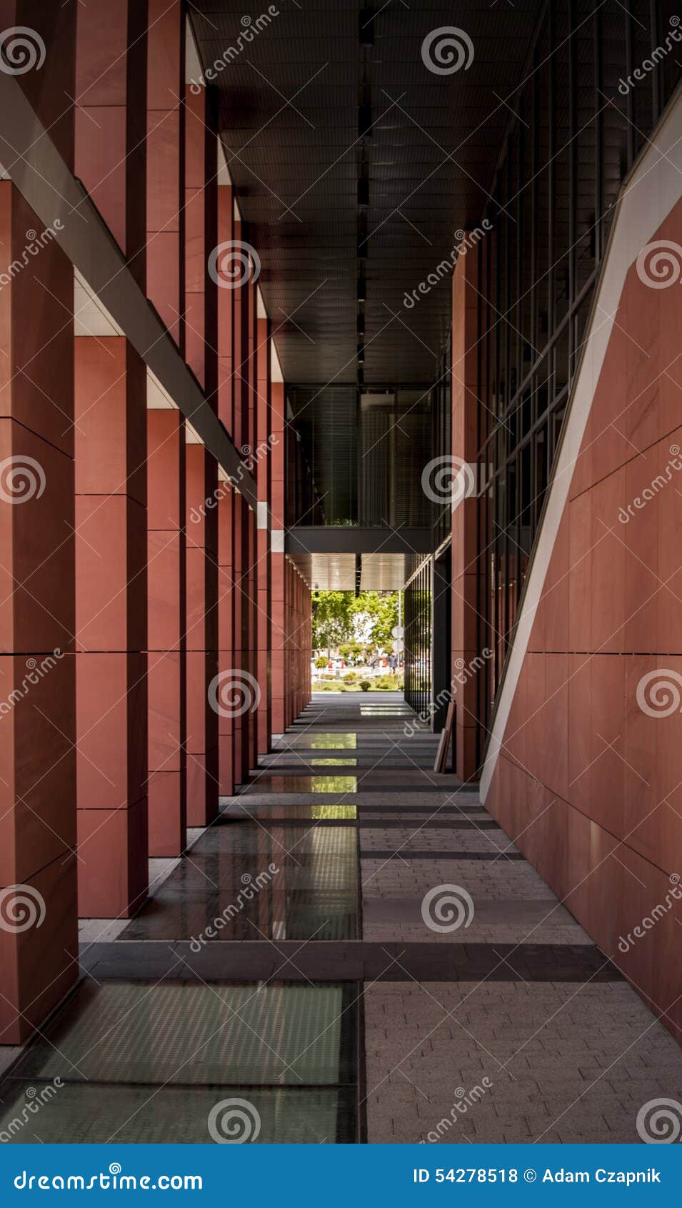 Modern columns stock photo. Image of polish, buildings - 54278518