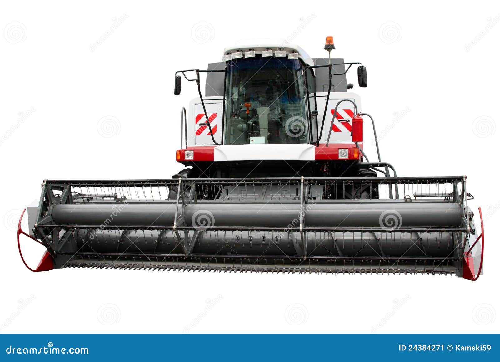 Modern combine stock image. Image of harvest, farmland - 24384271