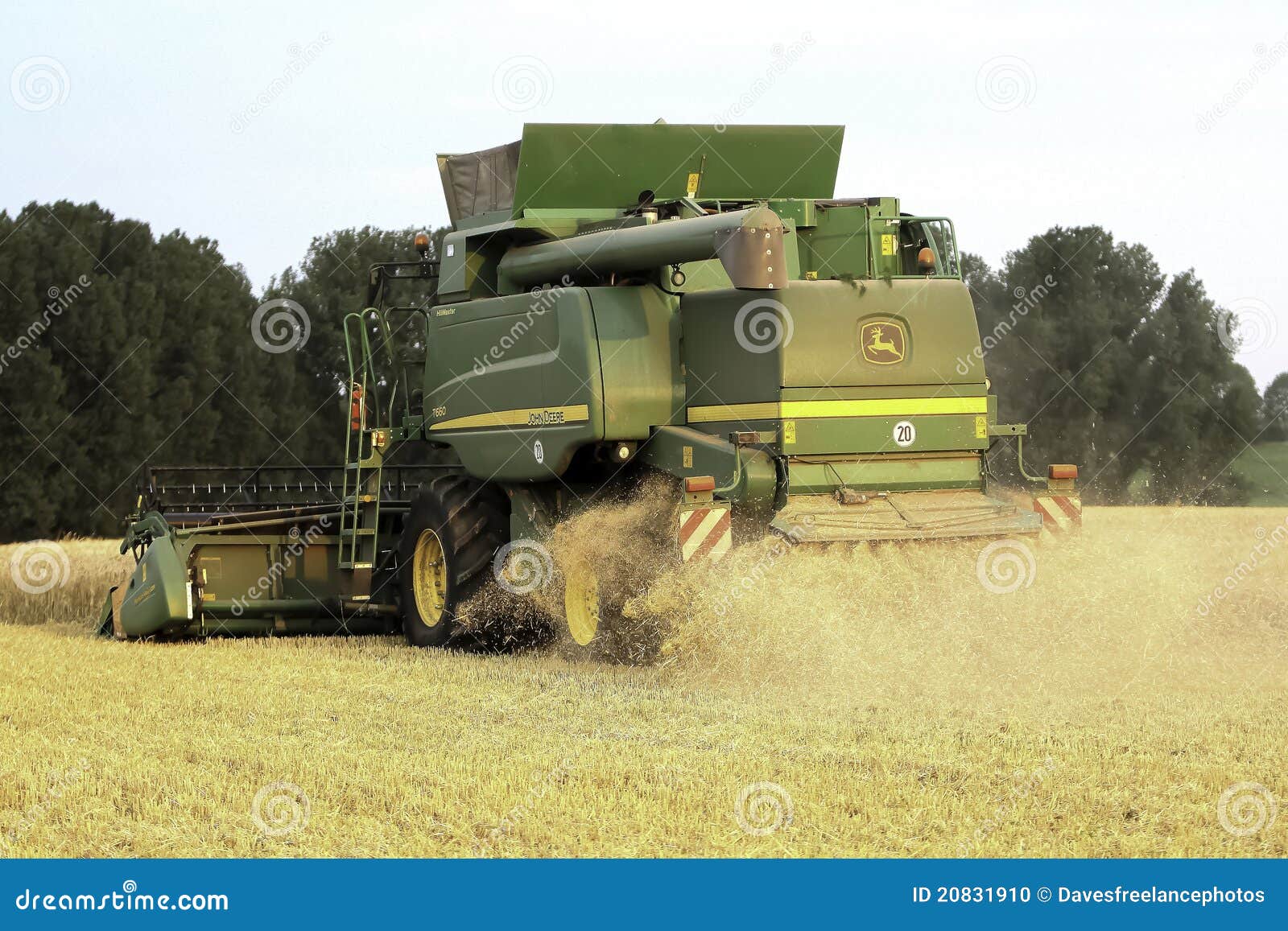 Modern Combine Harvester editorial image. Image of john - 20831910