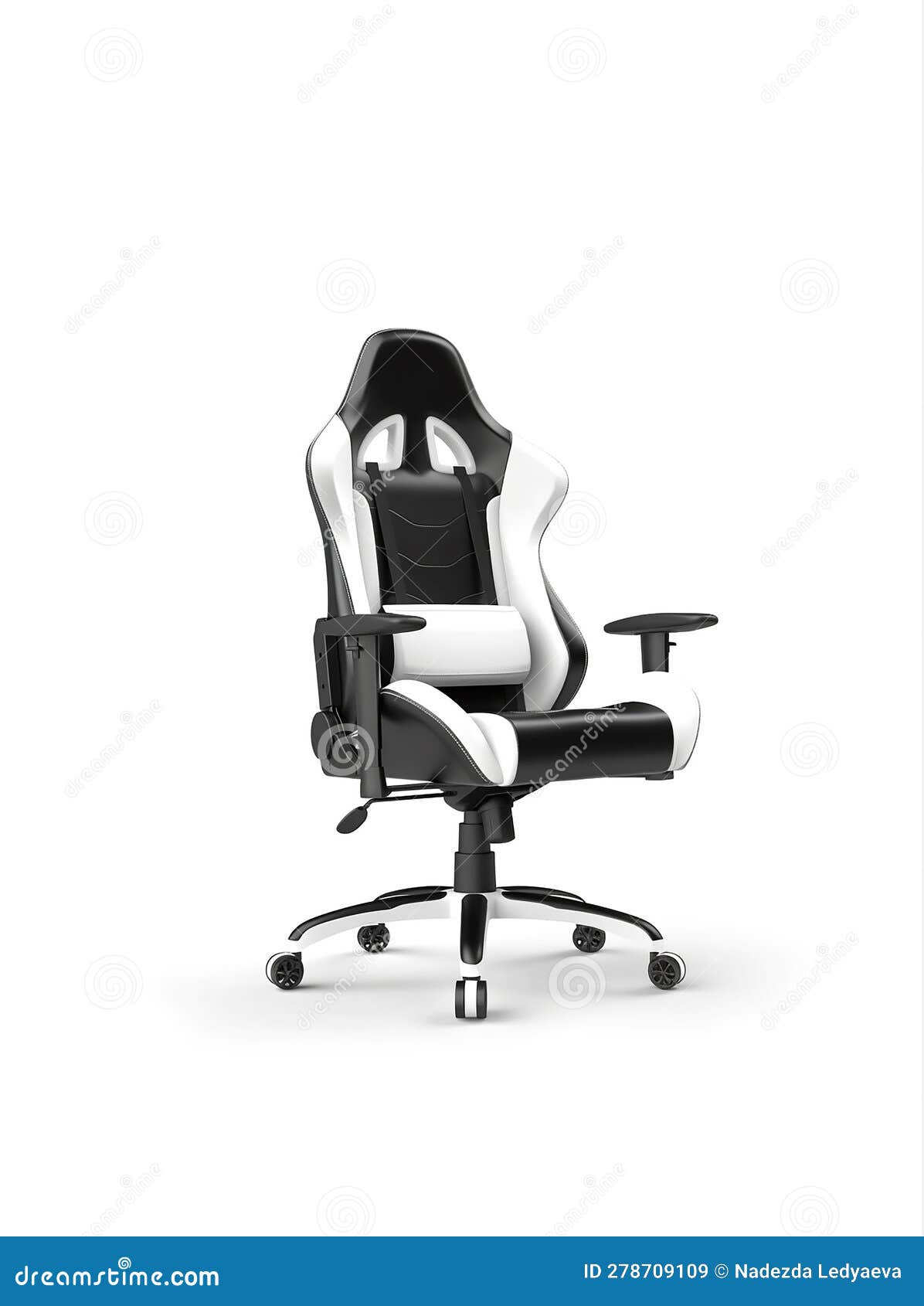 Modern Comf Generative AIortable Chair For The Designer Isolated On ...